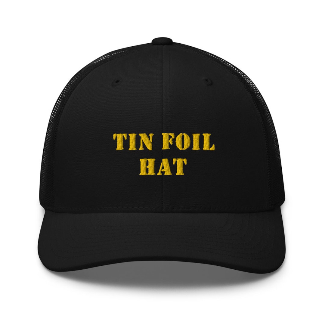 Tin Foil Hat Tin Foil Cap Trucker Cap - Etsy