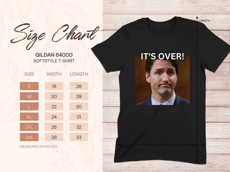 It's Over Justin Trudeau Shirt - Etsy