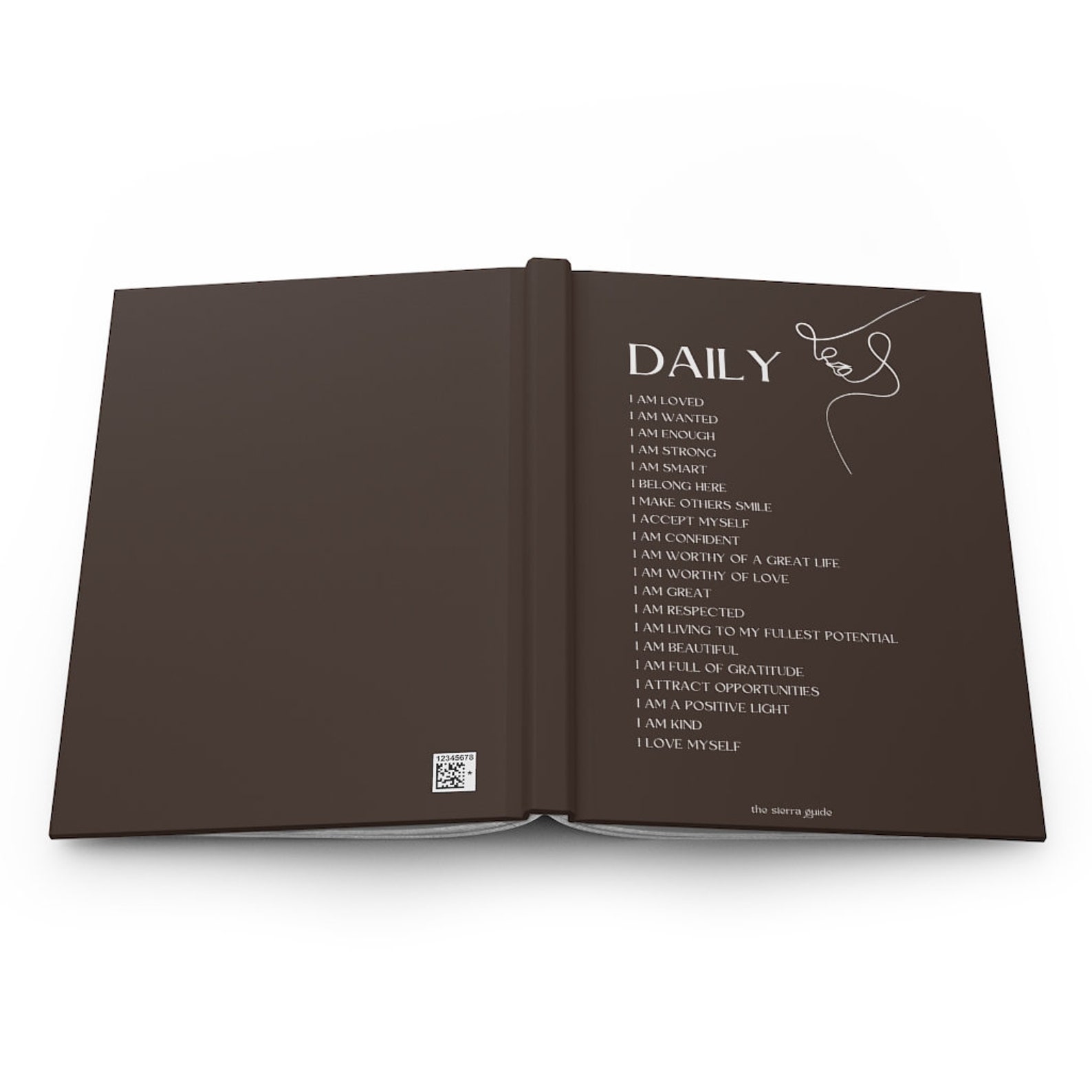 Self Love Affirmations Journal the Sierra Guide - Etsy