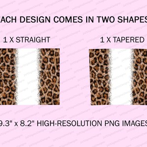Cheetah Print Tumbler Wrap, Seamless Leopard Tumbler Png, 20oz Skinny ...