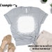 Bleach Effect Design Bundle for Tee Shirt Mockups Round Square White ...