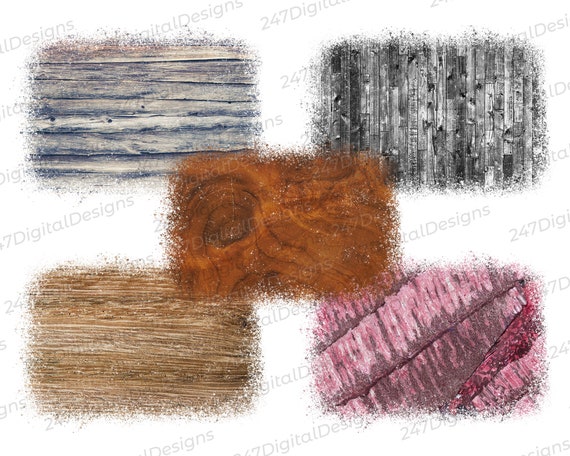 Wood Sublimation Background Clipart Digital PNG Bundle | Etsy