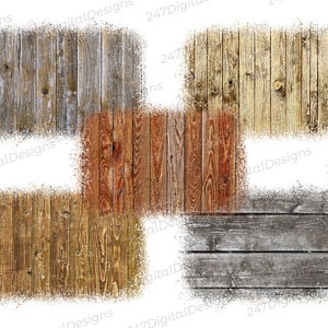 Wood Background Sublimation PNG Bundle Sublimation Design Clipart Frame ...