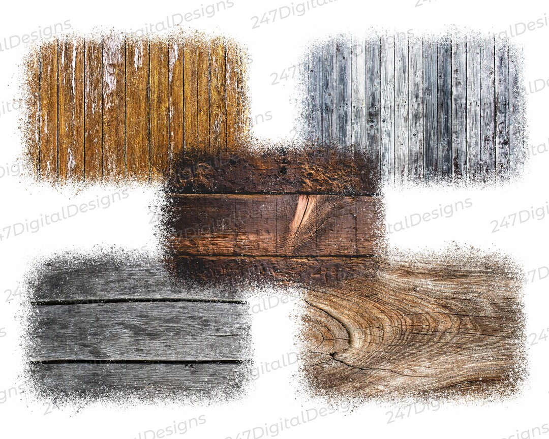 Wood PNG Background Clipart Digital Sublimation PNG Bundle, Distressed ...