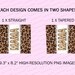 Cheetah Print Tumbler Wrap, Seamless Leopard Tumbler Png, 20oz Skinny ...