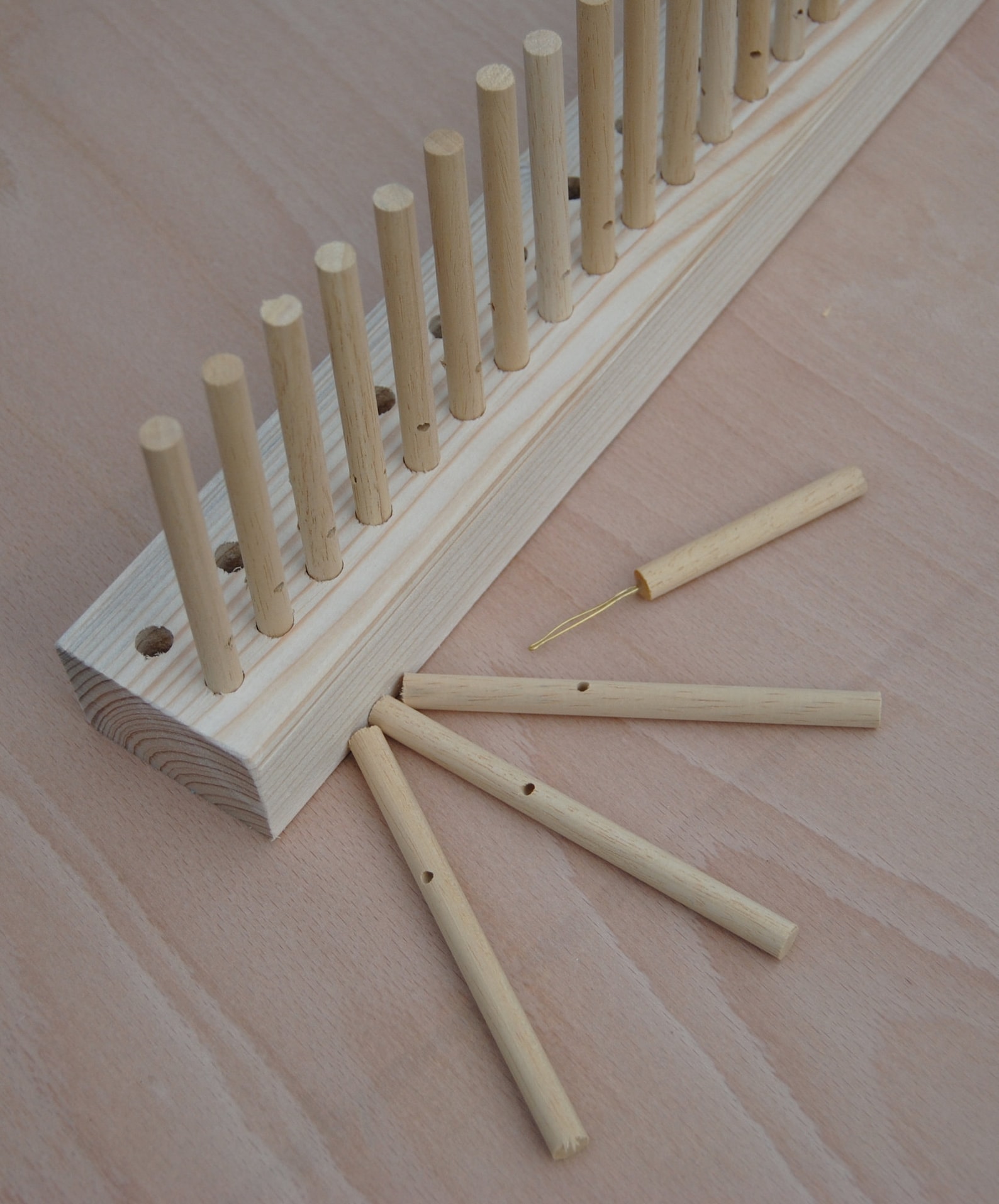 Peg Loom 2-row Small 450mm 15 & 22 Holes. for Weaving Wool - Etsy