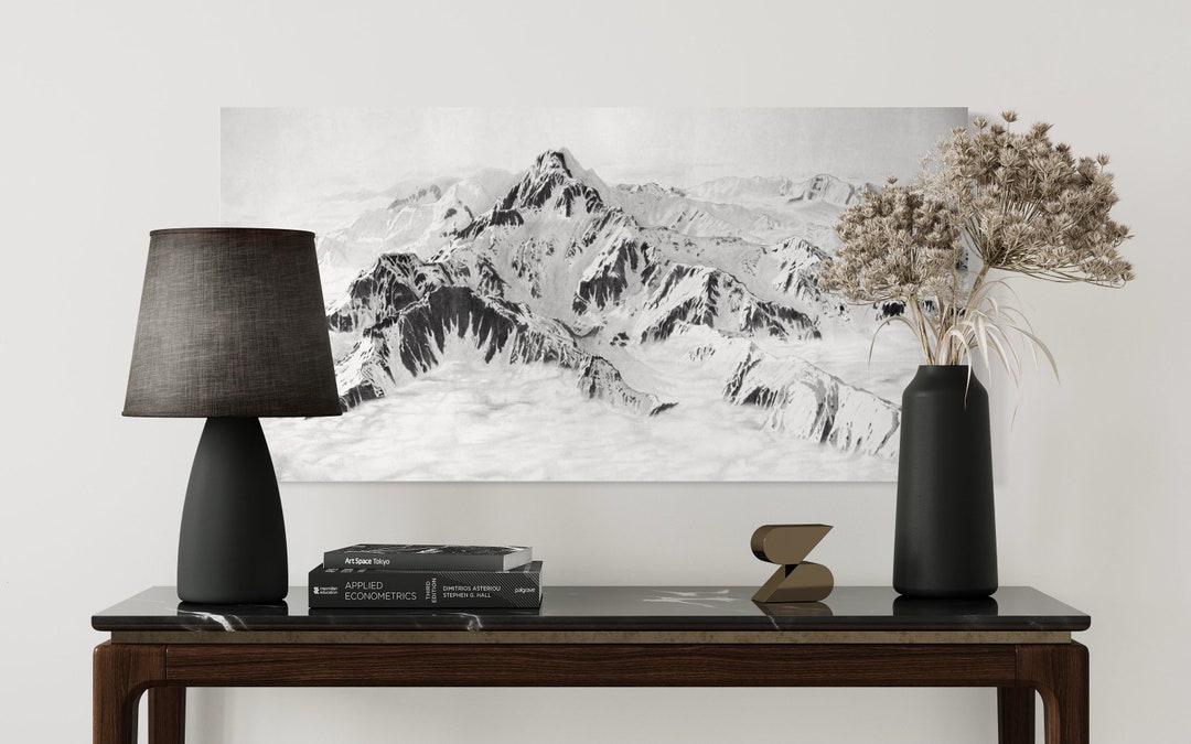Everest Drawing Print - Etsy