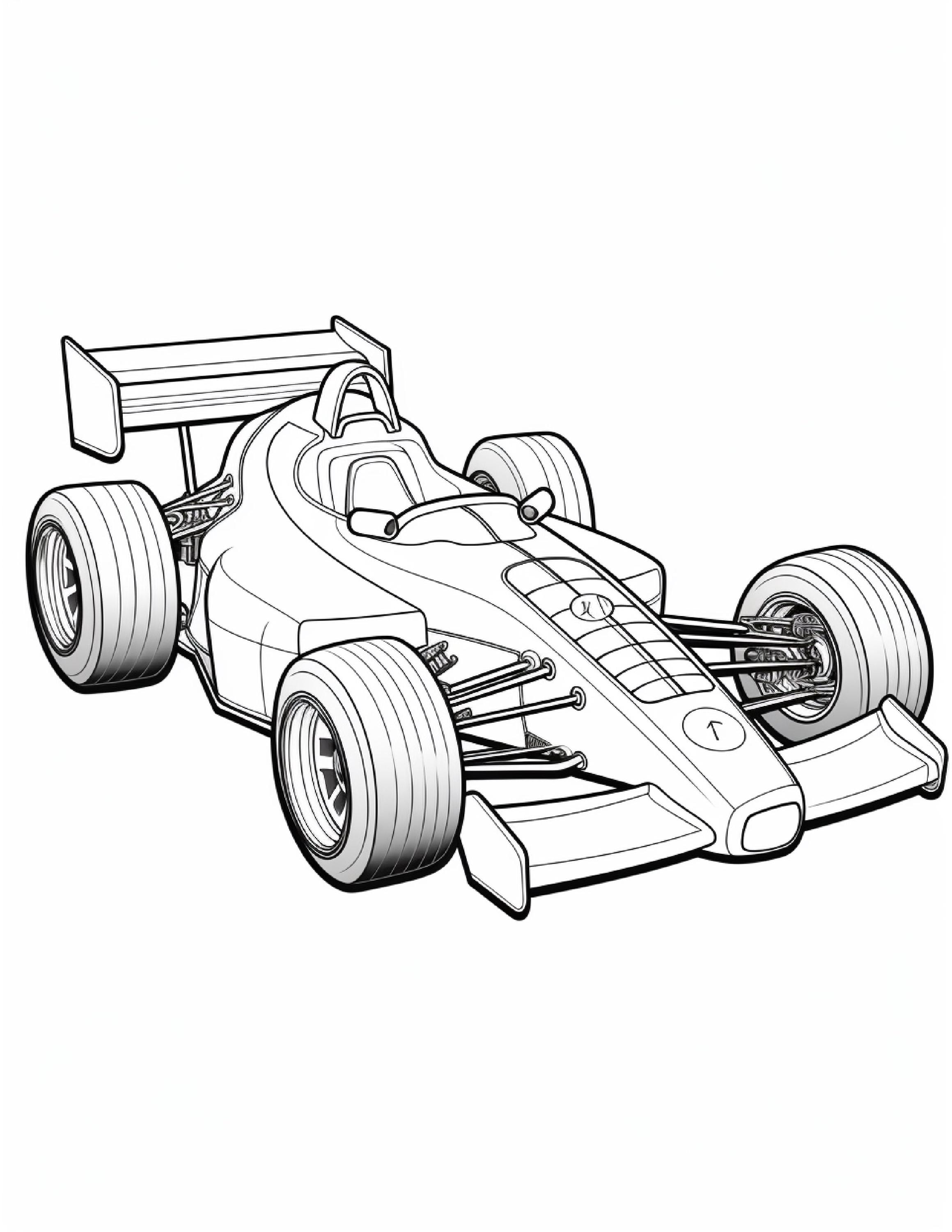 High-octane Sports Car Coloring Pages for Kids & Adults 70 Printable ...
