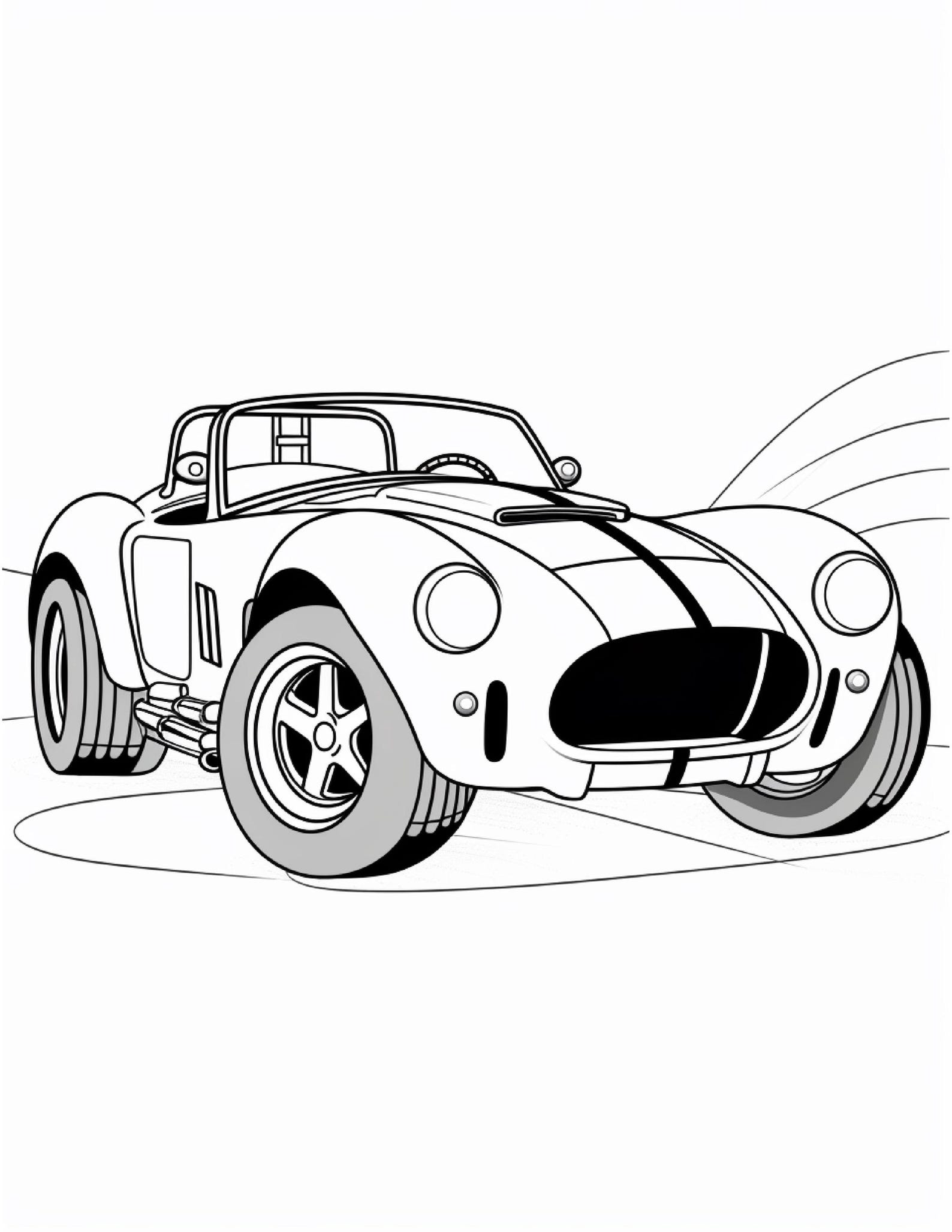High-octane Sports Car Coloring Pages for Kids & Adults 70 Printable ...
