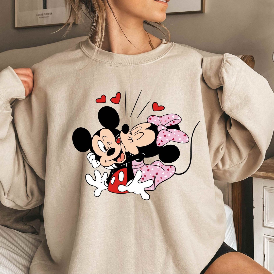 Mickey Mouse Valentine Shirt Mouse Valentine Sweatshirt Valentine's Day ...