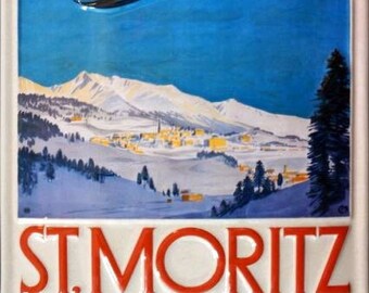 St Moritz Sign | Etsy