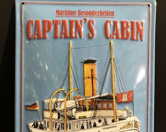 Captain Cabin Sign - Etsy