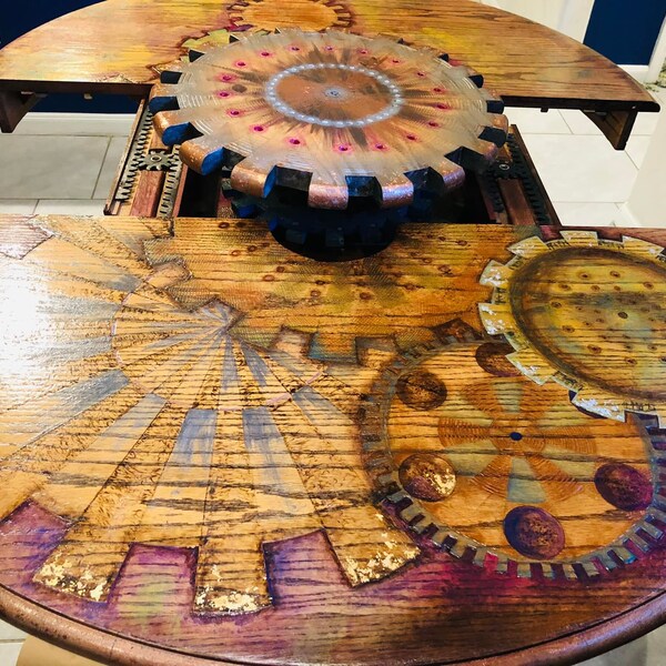 Steampunk Table - Etsy