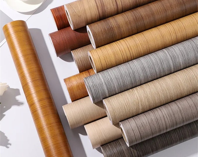 Peel and Stick Wood Texture Wallpaper,removable Wood Grain Tile Decal ...