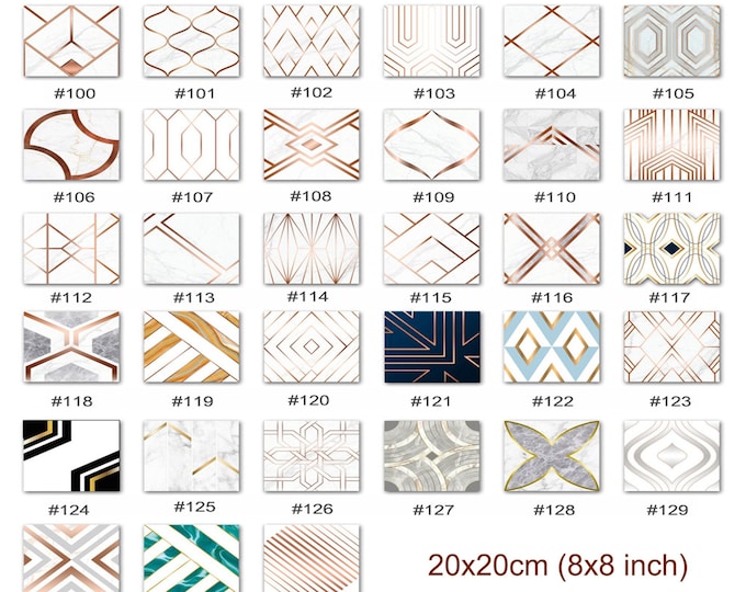 Tile Sticker,peel and Stick Vinyl Tile Decals,self Adhesive Wall ...
