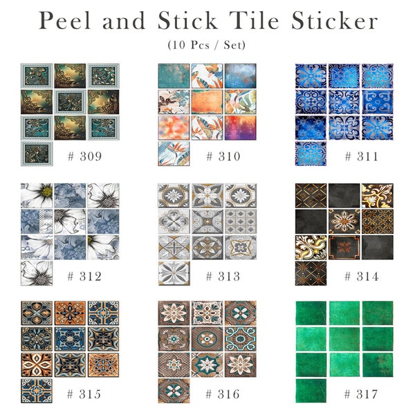 Tile Stickers Bathroom - Etsy