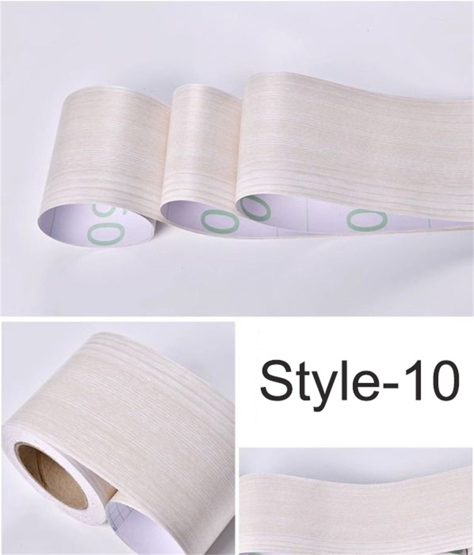 Peel and Stick PVC Wallpaper Self-adhesive Border Board Trim Moulding ...