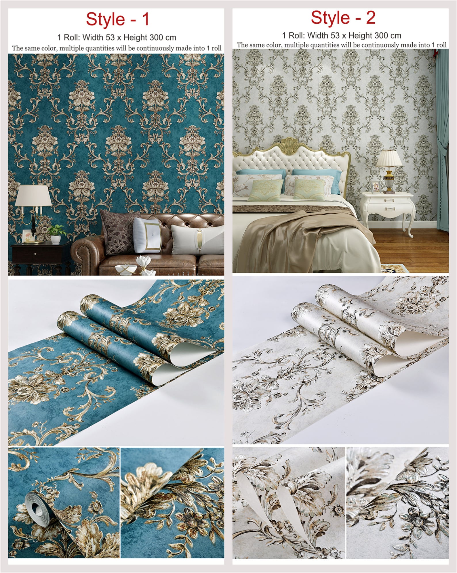 3D Wallpaper,self Adhesive Wallpaper,,removable Wall Decal,peel and ...