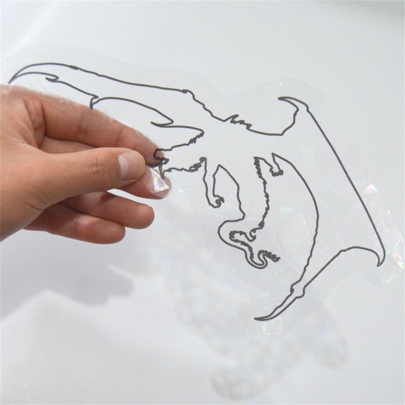 Dragon Window Gems,rainbow Window Film,window Decals,static Window ...