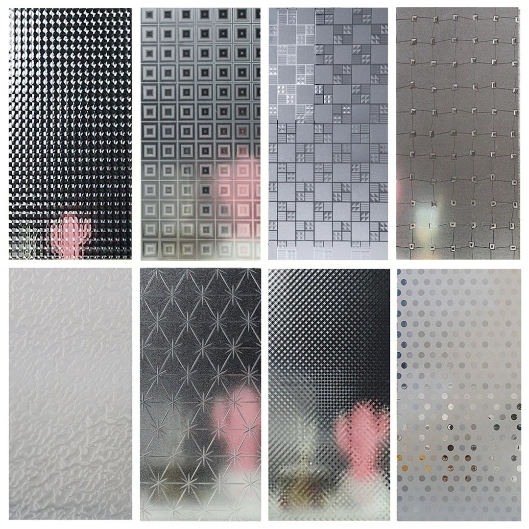 Window Privacy Film, 3D Decorative Window Vinyl, Vintage Window Clings ...