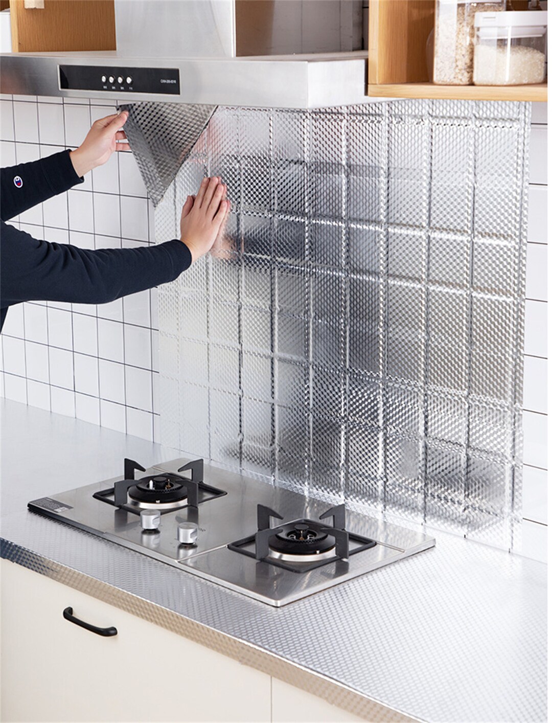 Backsplash Tile Stickers, Peel&stick Tile Decal,heat Resistant Wall ...