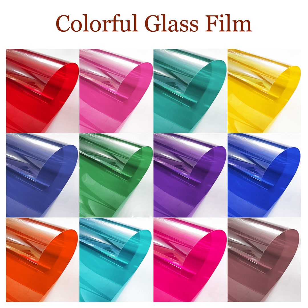 Colorful Decorative Glass Films,insulation Sunscreen Proof Membrane,bi ...