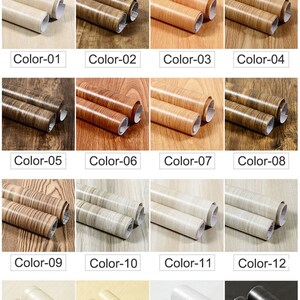 Wood Grain Wallpaper,peel and Stick Wall Sticker,self-adhesive Tile ...