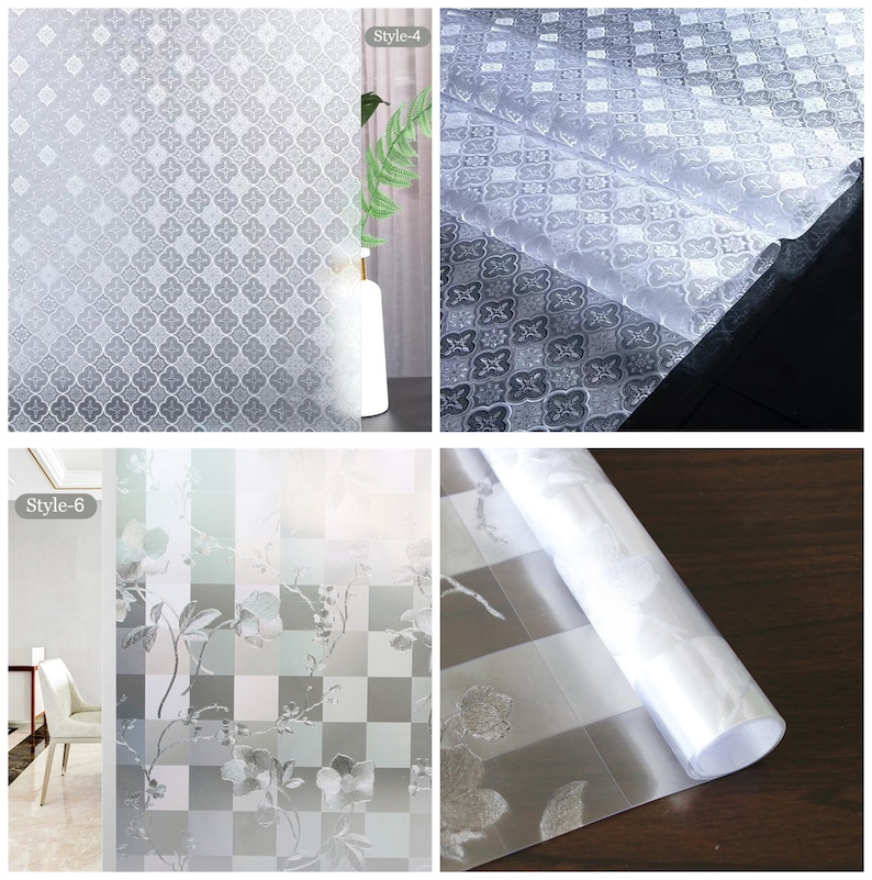 Frosted Door Film Privacy Vinyl Decal,etched Glass Etch Cling,frost ...