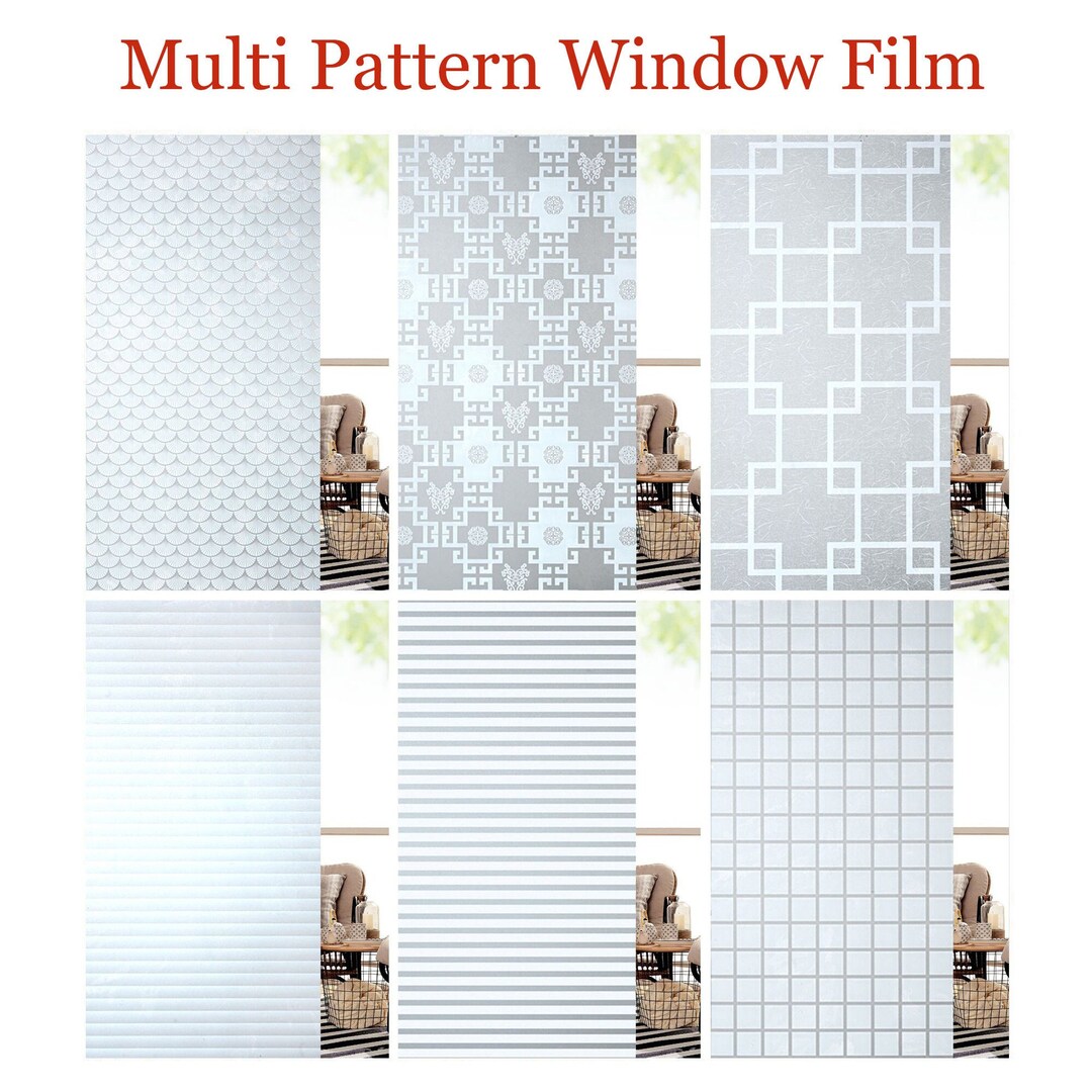 Matte Frosted Window Film,self Adhesive Glass Film,premium Privacy ...