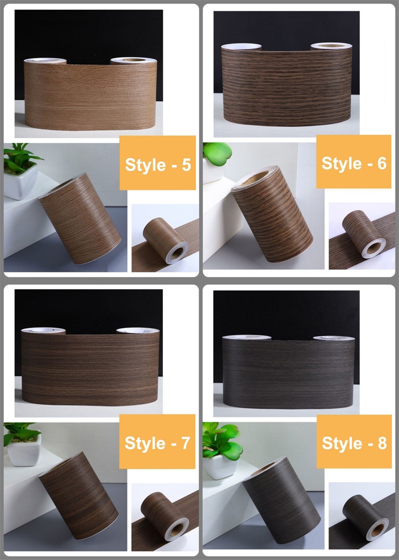 Peel and Stick PVC Wall Border Sticker, Self-adhesive Wallpaper Border ...