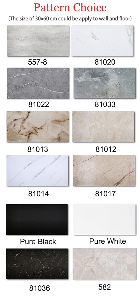 Floor Tile Stickersmarble Peel and Stick Tile Decoration for - Etsy