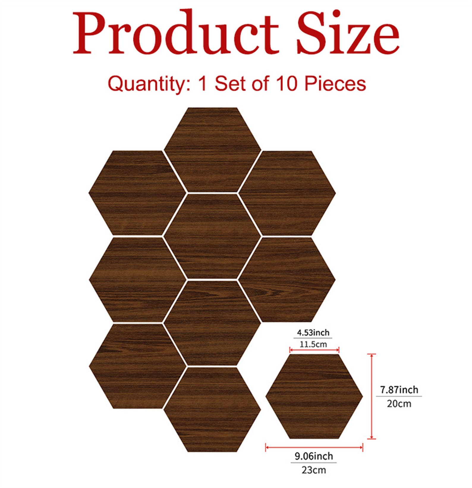 Hexagon Tile Floor Stickers, Self Adhesive Tile Stickers,removable ...