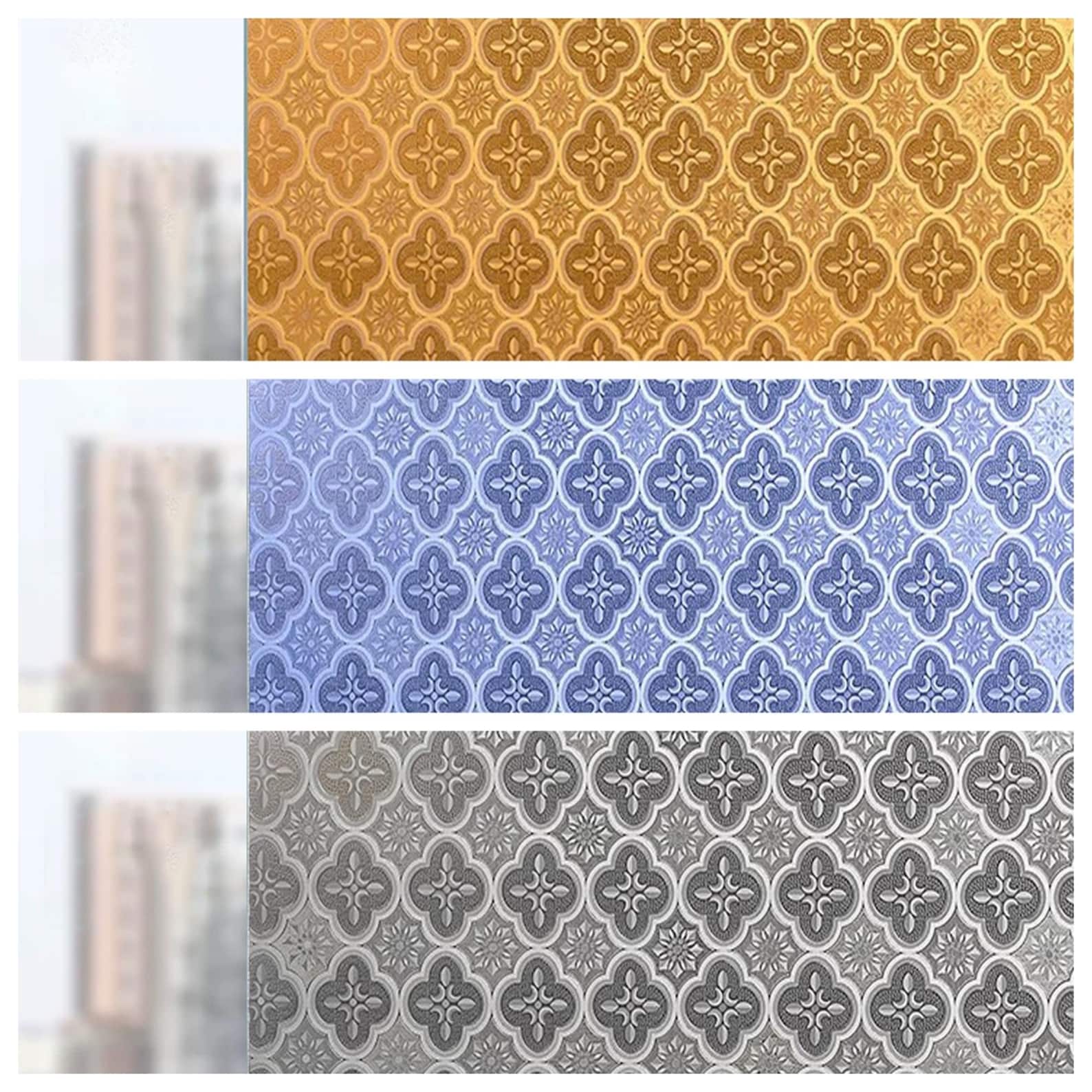 3D Premium Window Privacy Film, Static Cling Sticker,anti-uv, No Glue ...