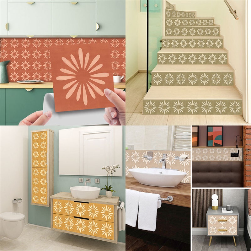 Bohemian Tiles - Etsy