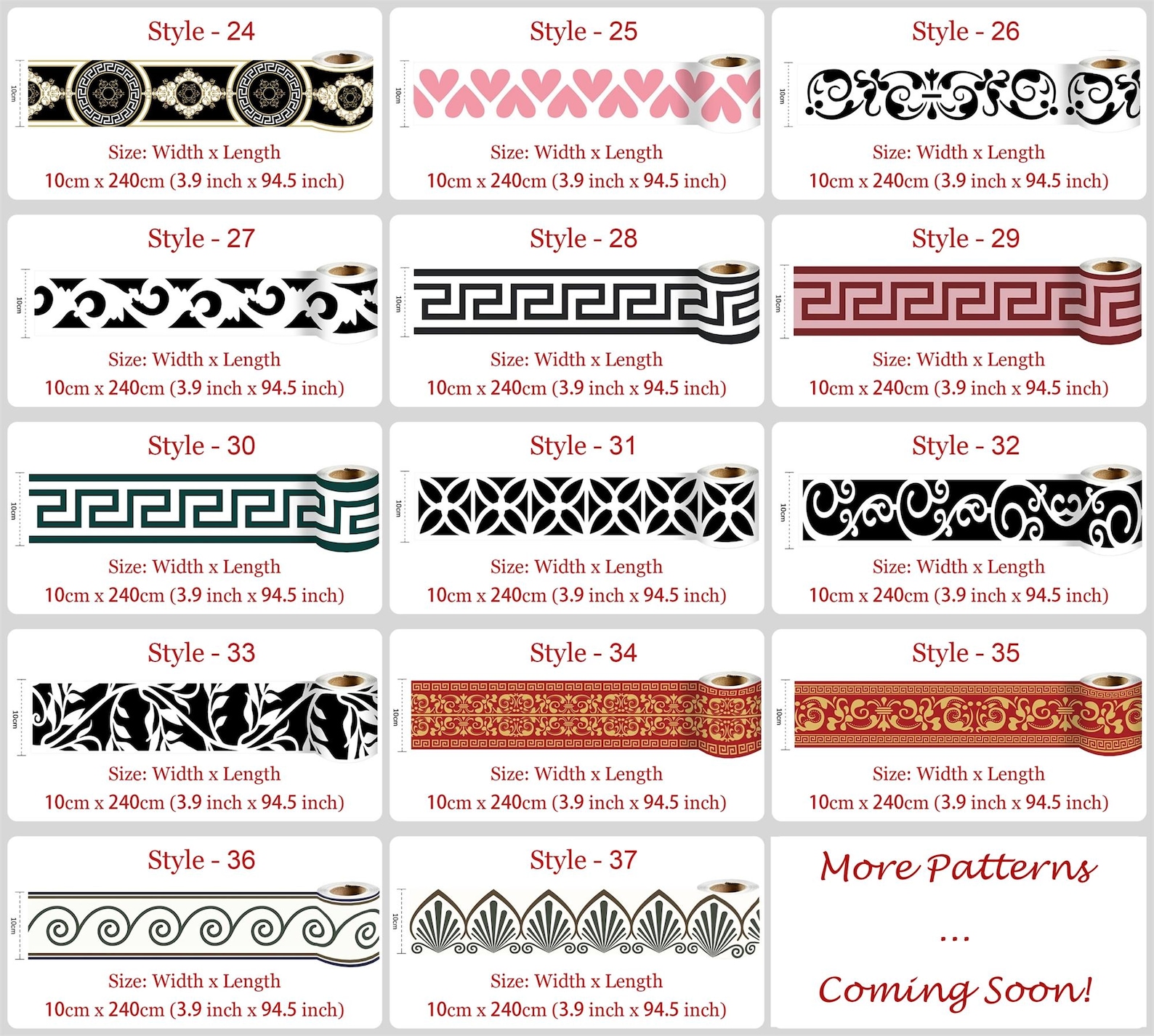 Tile Sticker Vinyl Decal for Wall Floor Stairs Kitchen Backsplash Bath ...