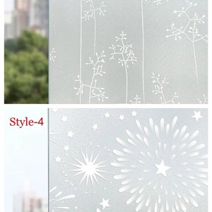 Window Film Privacy Frosted Glass Film,white Opaque Glass Clings ...