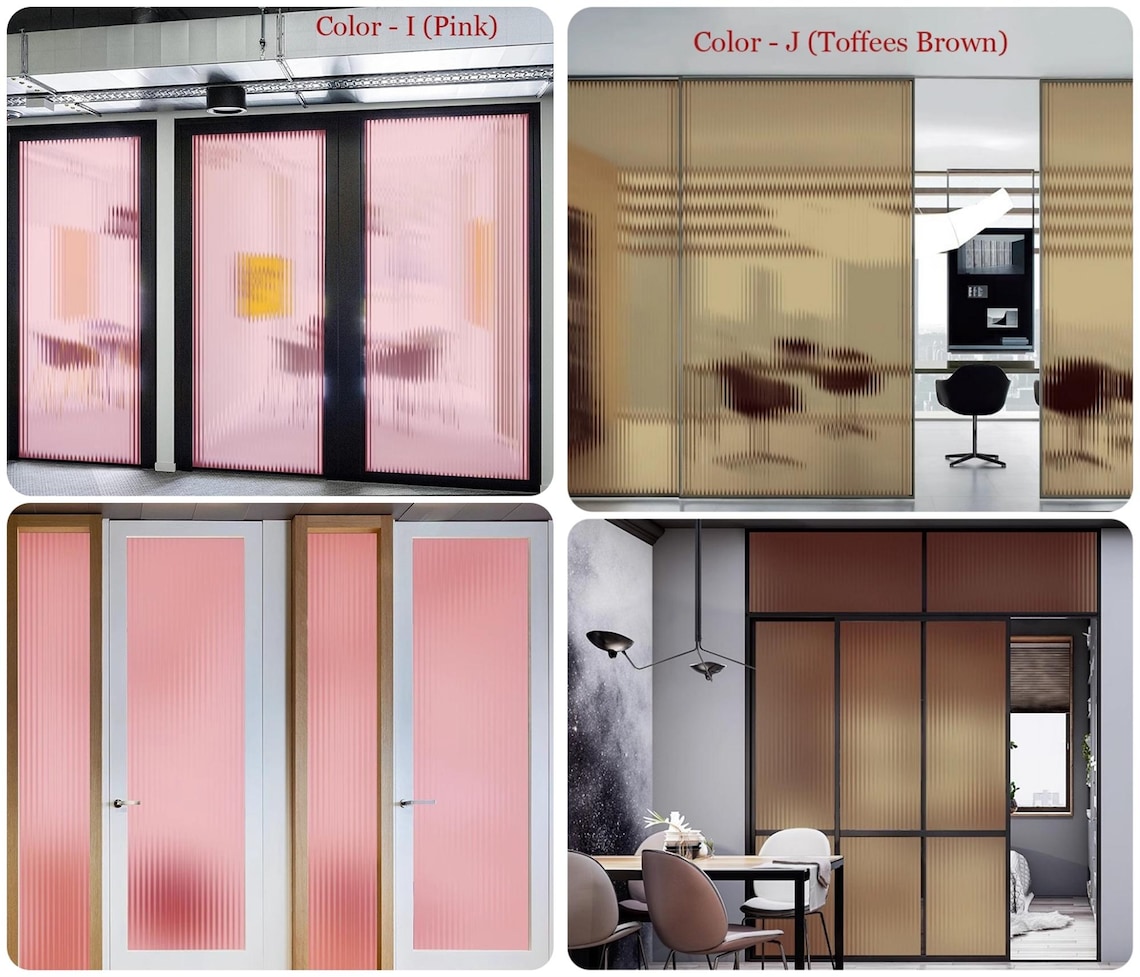 Stripe Window Film,decorative Glass Sticker Opaque Privacy UV ...
