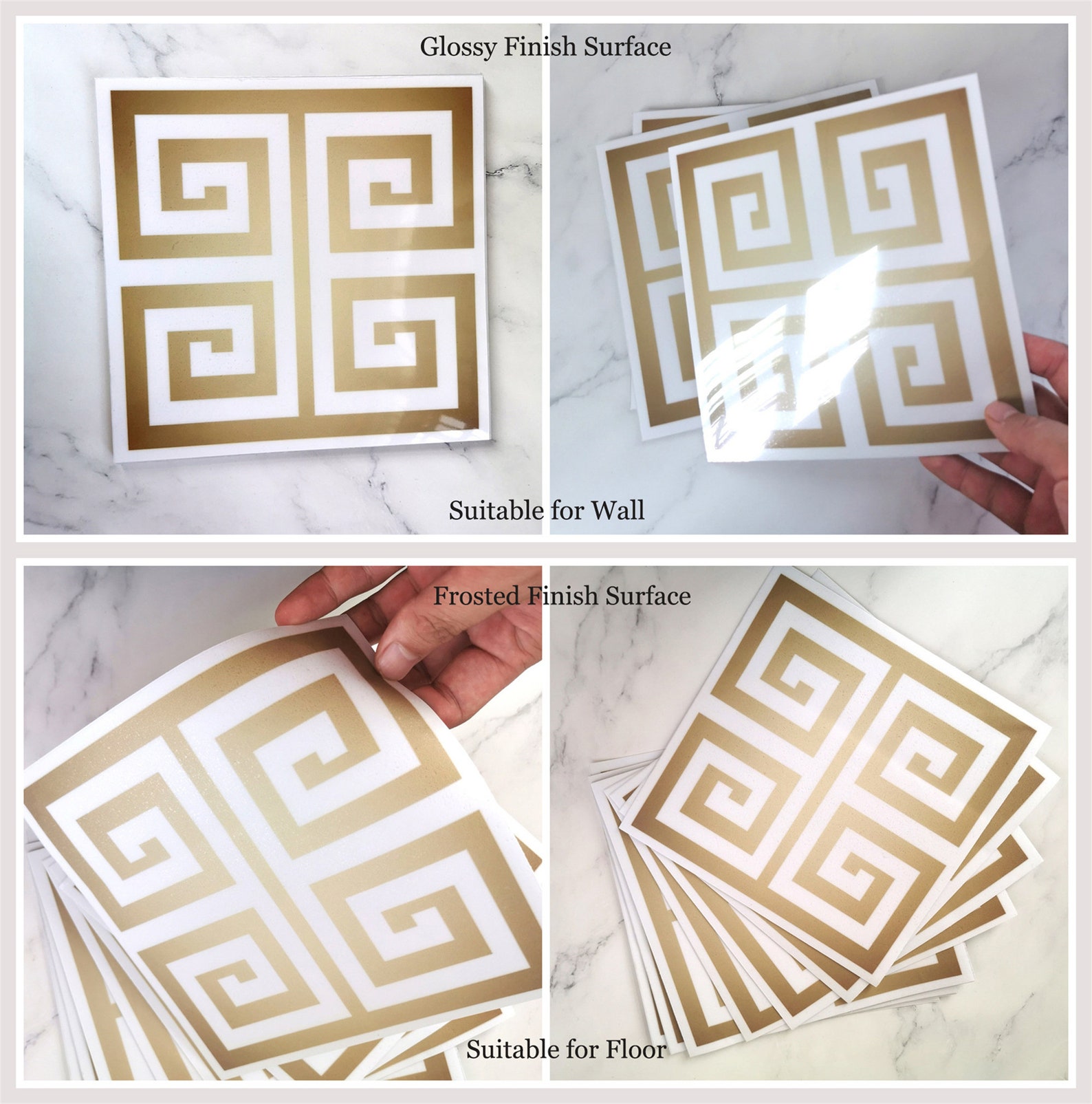 Tile Stickers Peel and Stick Vinyl Floor Tile,self Adhesive Wall ...