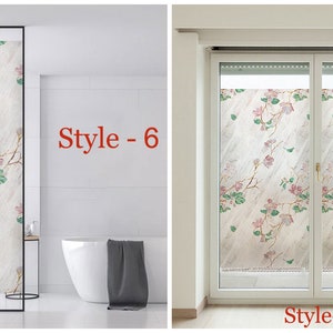 3D Premium Window Privacy Film, Static Cling Sticker,anti-uv, No Glue ...