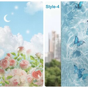 Stained Privacy Window Film Etched Glass Film Frosted Decal,self ...