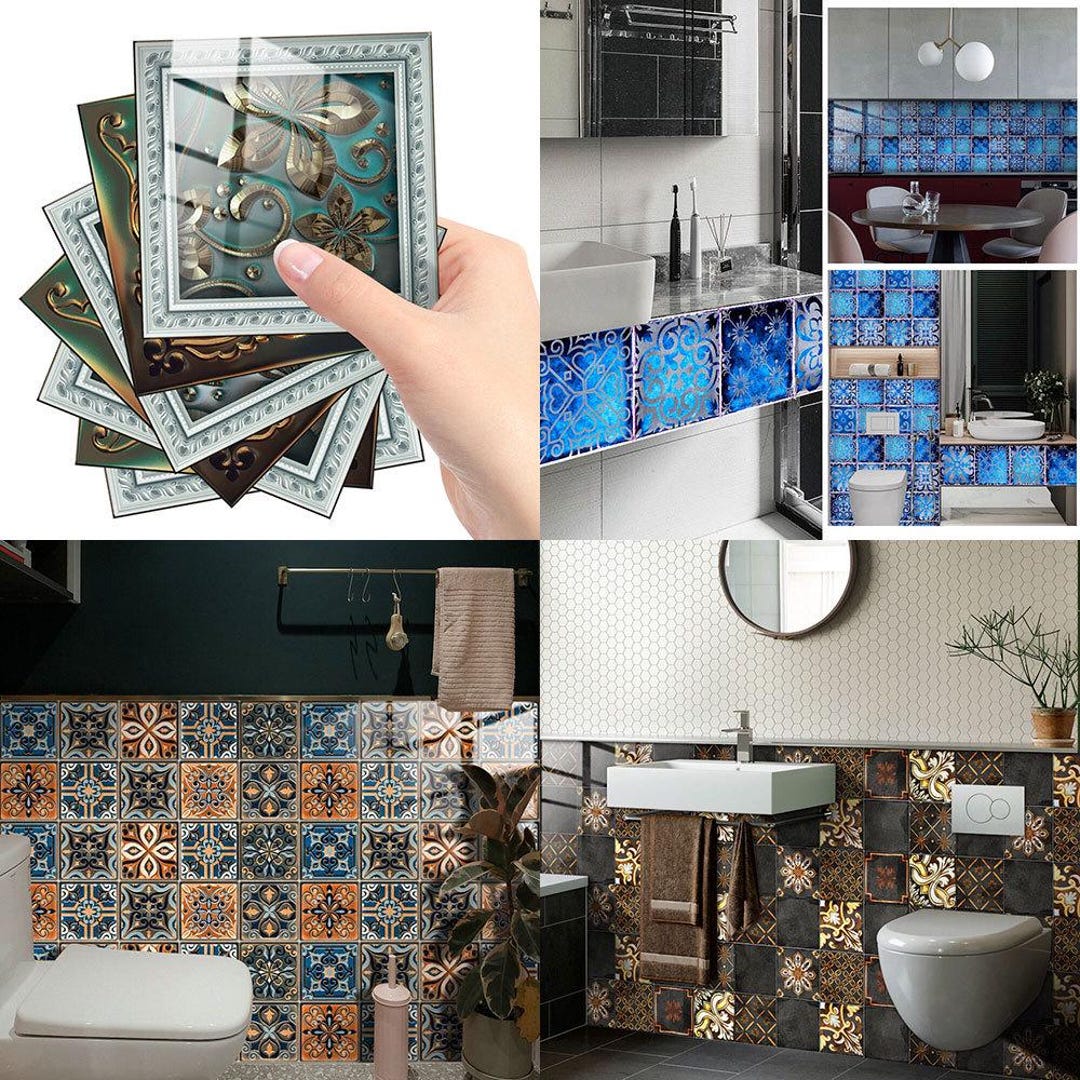 Tile Sticker,peel and Stick Wall Stickers,self Adhesive Tile Decal ...