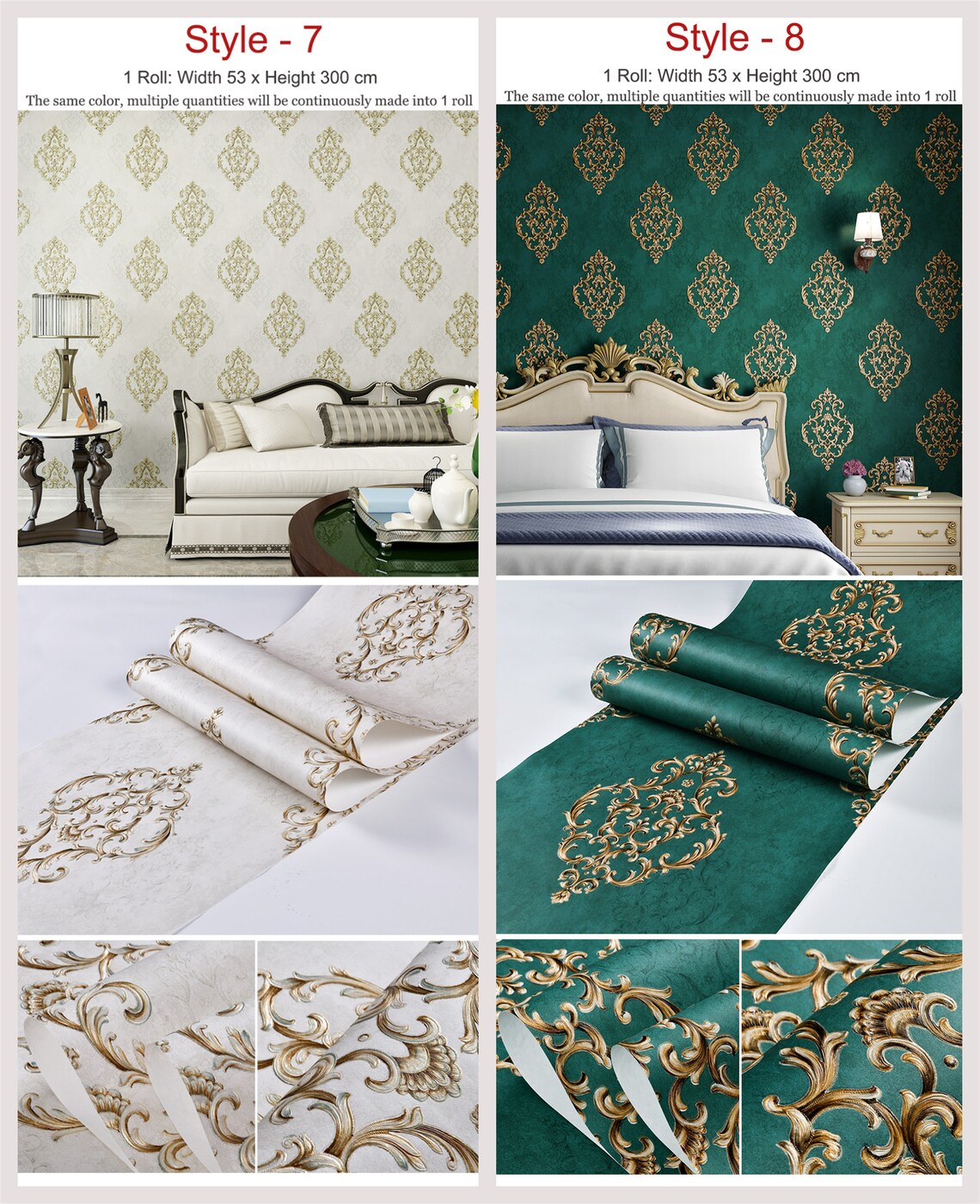 3D Wallpaper,self Adhesive Wallpaper,,removable Wall Decal,peel and ...