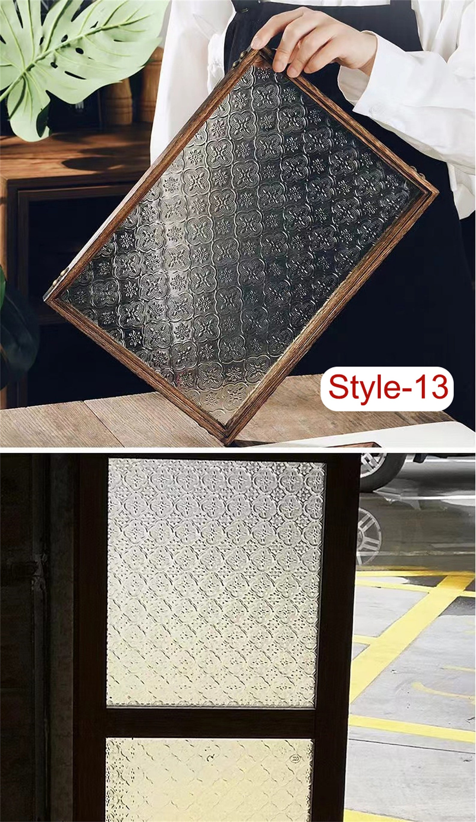 3D Premium Window Privacy Film, Static Cling Sticker,anti-uv, No Glue ...