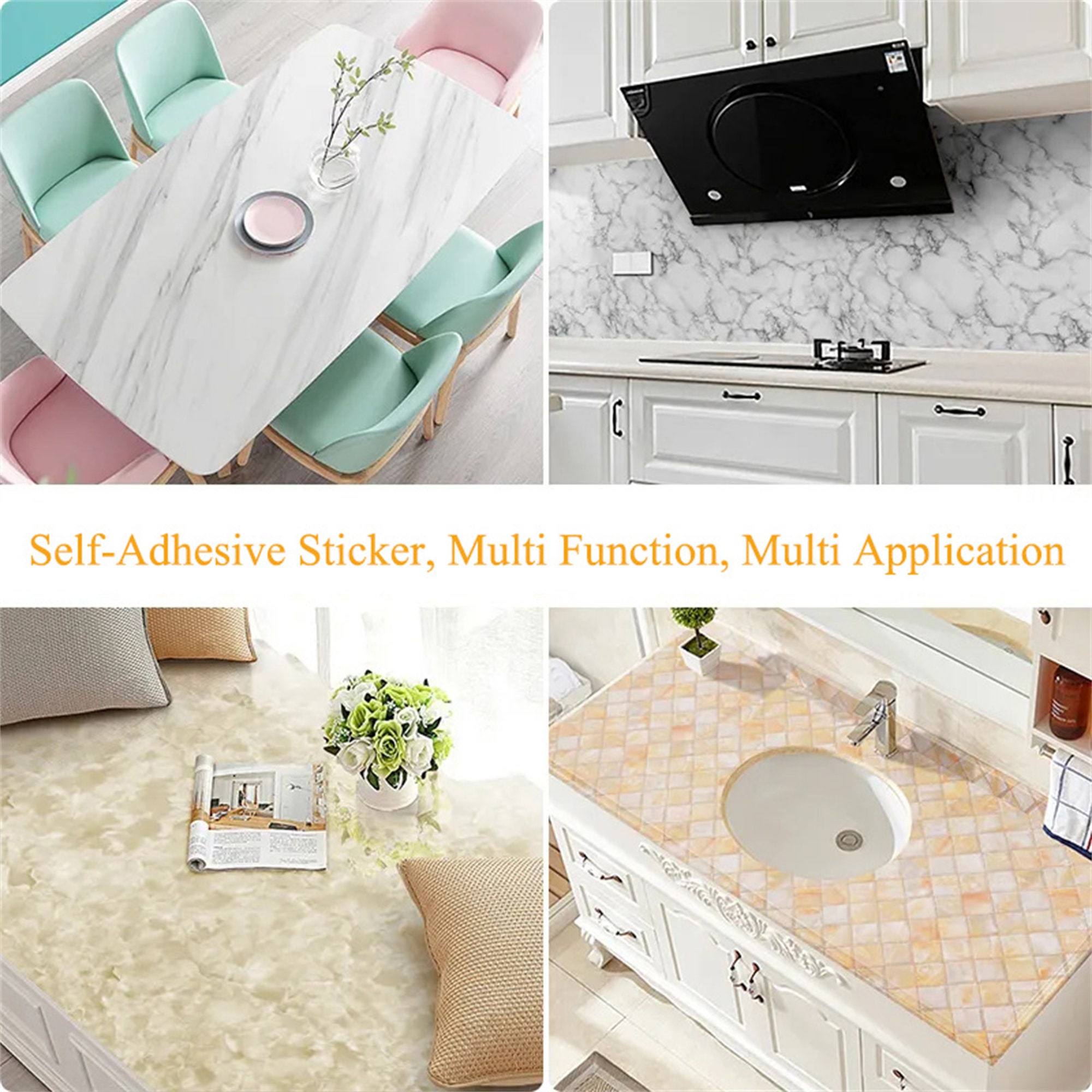 Backsplash Tile Stickers,peel&stick Tile Decal,heat Resistant Wall ...