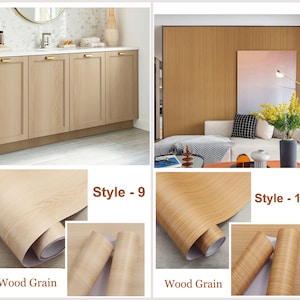 Wood Wallpaper Tile Stickers,peel&stick Tile Decal,wood Grain Wall ...
