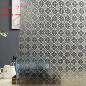 3D Premium Window Privacy Film, Static Cling Sticker,anti-uv, No Glue ...