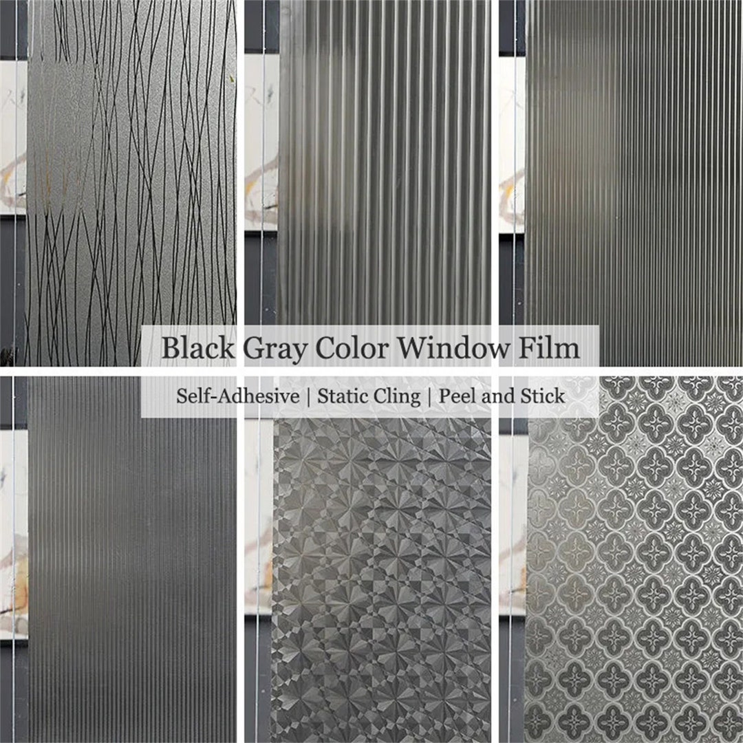 3D Premium Window Privacy Film, Static Cling Sticker,anti-uv, No Glue ...