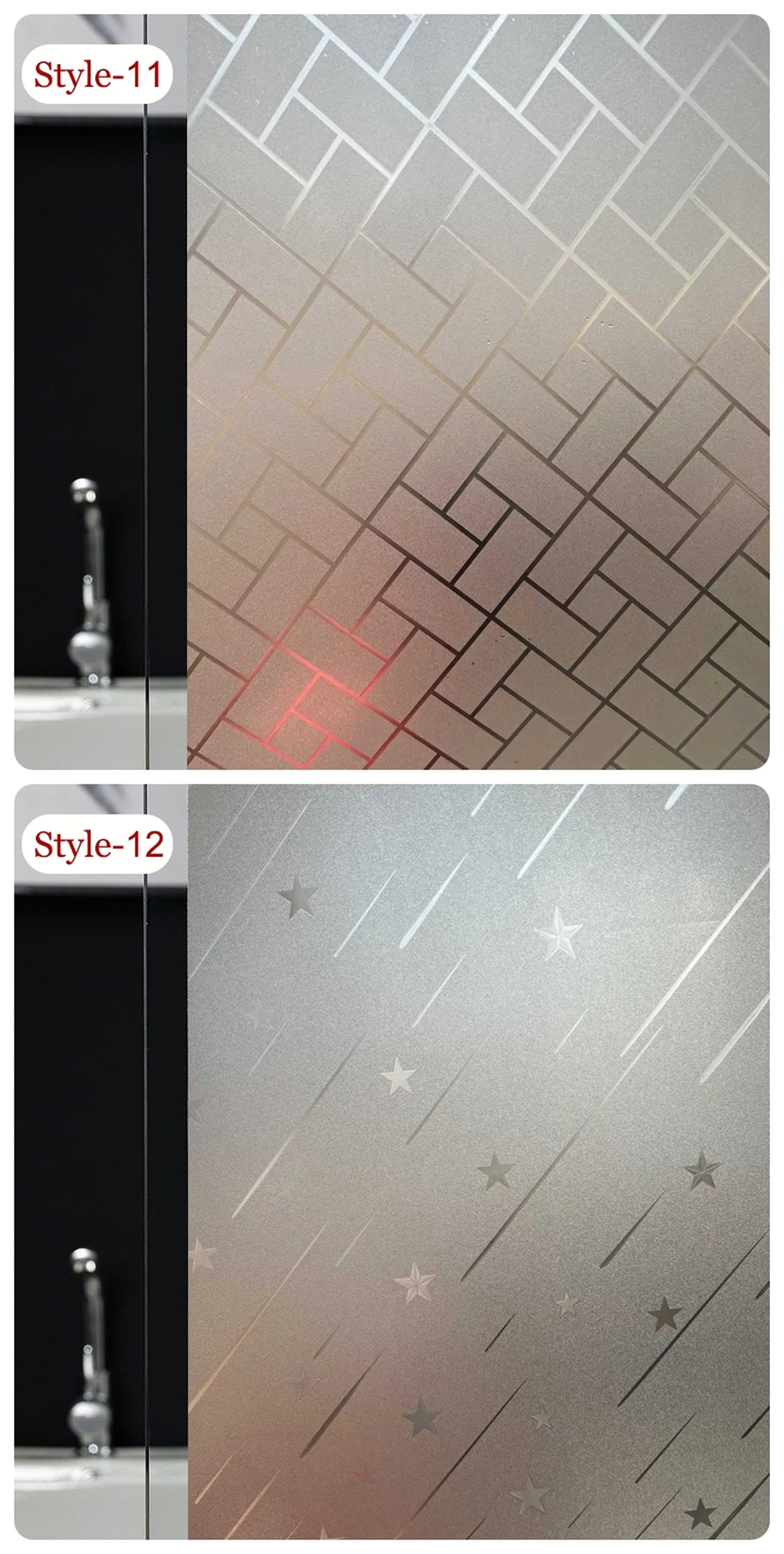Window Film Privacy Frosted Glass Film,matte Opaque Glass Clings ...
