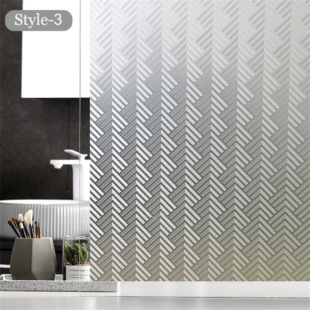 3D Premium Window Privacy Film, Static Cling Sticker,anti-uv, No Glue ...