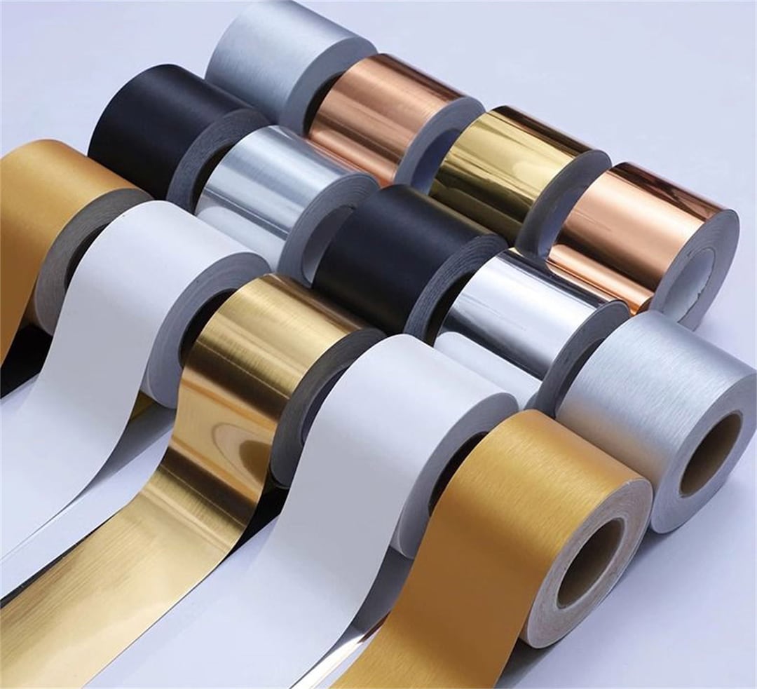 Peel and Stick PVC Self-adhesive Wallpaper Border Board Trim Moulding ...